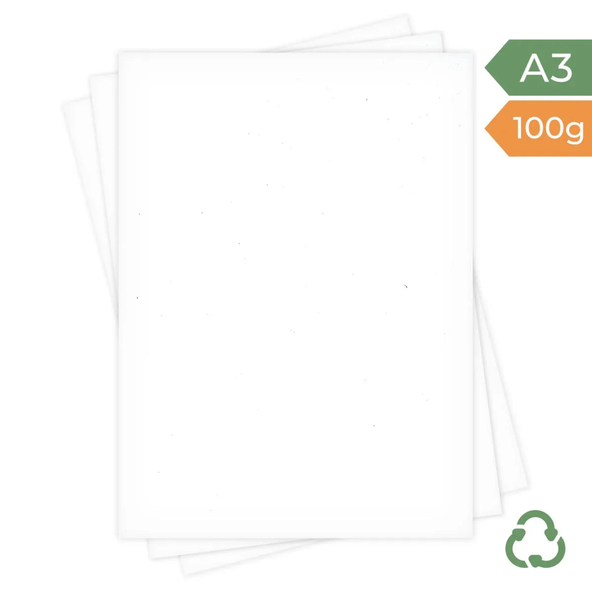 A3 Natural Recycled Card 100 Pk eco-craft