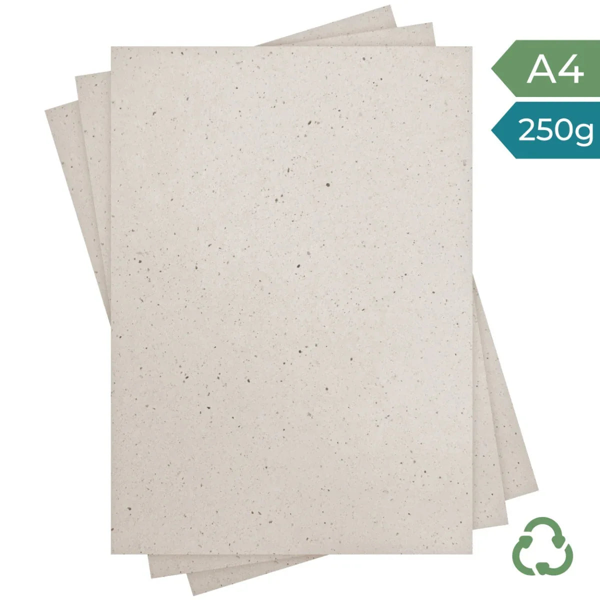 A4 Natural Recycled Card 100 Pk eco-craft