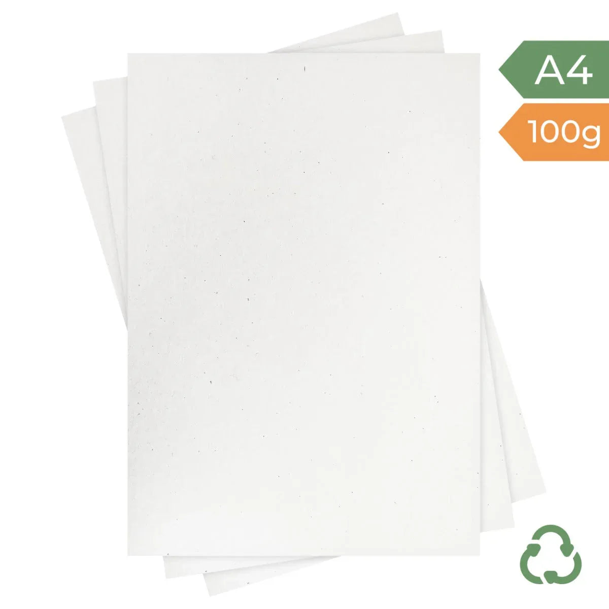 A4 Natural Recycled Card 100 Pk eco-craft